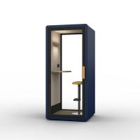 China Soundproof Office Phone Booth for Call Centers 1000x1000x2200mm 220V for sale
