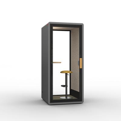China Wholesale Soundproof Booth Work Pods 1000x1000x2200mm with LED Lighting and Power Outlets for sale