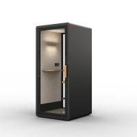 China Premium Noise Cancelling Office Booth 1000x1000x2200mm with LED Lighting and Power Outlets for sale