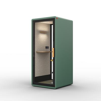 China Educational Acoustic Isolated Booth Pods Room with LED Lighting 220V 1000x1000x2200mm for sale
