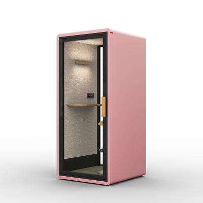 China Isolated Privacy Office Soundproof Booth Portable For Confidential Discussions for sale