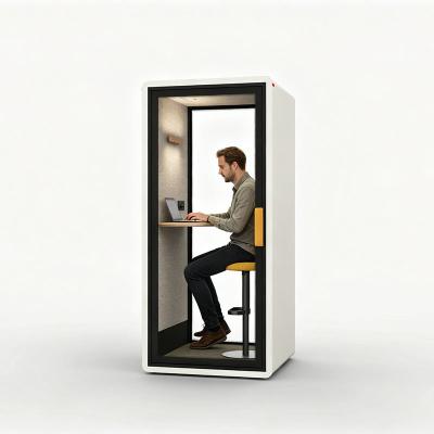 China Premium Portable Soundproof Acoustic Workspace Booth 1000x1000x2200mm ODM for sale
