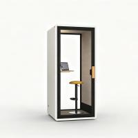 China Soundproof Office Phone Booth W1000 D1000 H2200mm for Private Conversations for sale