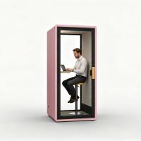 China Wholesale Soundproof Booth Work Pods 1000x1000x2200mm with LED Lighting and Power Outlets for sale