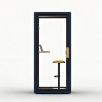 China Acoustic Office Meeting Pod Sound Isolation Booth 1000x1000x2200mm with LED Lighting for sale