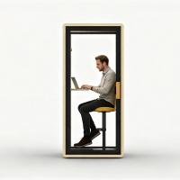 China Private Work Pod Collaboration Booth for Office Meeting Room 30dB Soundproof 1000mm for sale