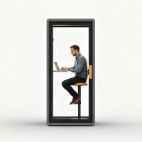 China Compact Personal Soundproof Booth Modular Discussion Pod Room for sale