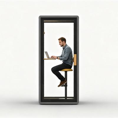 China Compact Personal Soundproof Booth Modular Discussion Pod Room for sale