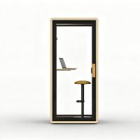 China 220V Mini Modern Office Soundproof Booth Built In Ventilation System OEM for sale