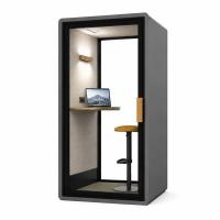 China 110V Acoustic Isolation Portable Soundproof Booth Quiet Working 1000x1000x2200mm for sale