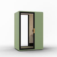 China Enterprise Acoustic Isolation Personal Soundproof Booth 1000x1500x2200mm for Hybrid Working for sale