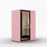China Temporary Single Person Office Booth Pod Soundproof Custom for sale