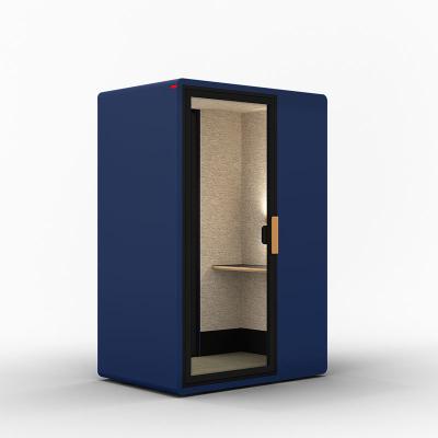 China ODM Soundproof Glass Silent Meeting Booth Pods Concentration Cabin Office 1000x1500x2200mm for sale