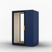 China ODM Soundproof Glass Silent Meeting Booth Pods Concentration Cabin Office 1000x1500x2200mm for sale