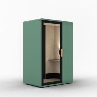 China Frameless Glass Soundproof Meeting Pod 1000x1500x2200mm for Corporate Offices for sale