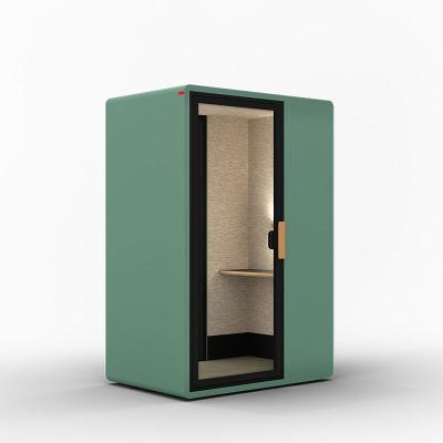 China Frameless Glass Soundproof Meeting Pod 1000x1500x2200mm for Corporate Offices for sale