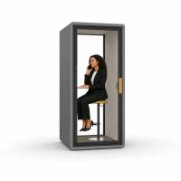 China Soundproof Phone Booth Movable Silence Pod for Office Noise Free Communication 1000x1000x2200mm for sale