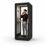 China Video Conference Sound Isolation Booth Portable Soundproof Office ODM 1000x1000x2200mm for sale