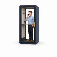 China Soundproof Phone Booth Movable Silence Pod for Office Noise Free Communication 1000x1000x2200mm for sale
