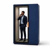 China RoHS Quiet 4 Person Meeting Pod Phone Booth W1000xD1500xH2200mm for Hybrid Office for sale