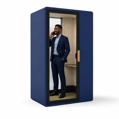 China Enclosed Insulation Quiet Portable Soundproof Pod For Office Workplace for sale