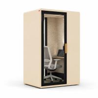 China Individual Digital Office Phone Booth Pod W1000xD1500xH2200mm for Online Conferences for sale