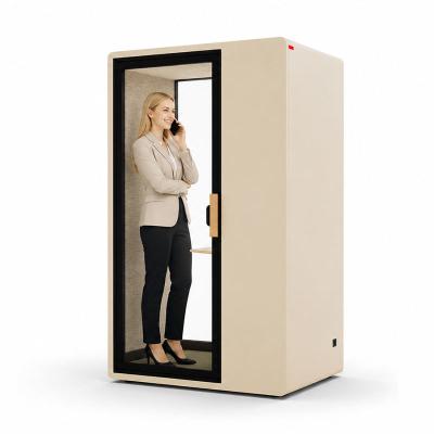 China Modular Soundproof Office Booth Cabin with USB Charging 1000x1500x2200mm for sale