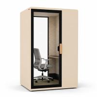 China Modular Soundproof Office Booth Cabin with USB Charging 1000x1500x2200mm for sale