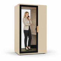 China Individual Digital Office Phone Booth Pod W1000xD1500xH2200mm for Online Conferences for sale