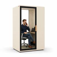 China Smart Prefab Portable Soundproof Pod Workspace Booth 1000x1500x2200mm 220V for sale