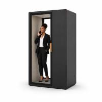 China Soundproof Office Meeting Booth Acoustic Enclosure 1000x1500x2200mm for Business Calls for sale