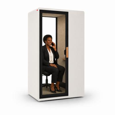 China Soundproof Meeting Pod with Air Circulation 1000x1500x2200mm 220V for sale