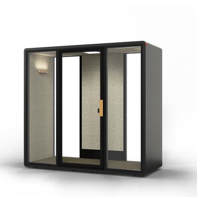 China Acoustic Workspace Modular Meeting Office Pods Cabin Noise Reduction OEM 220V 1000mm for sale