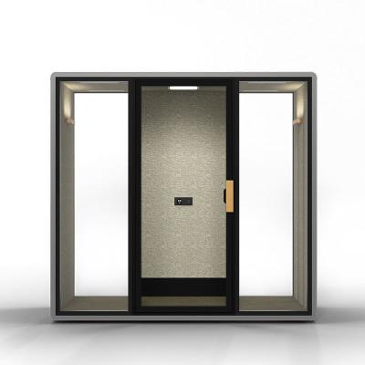 China Modern Acoustic Vocal Isolation Booth for Office Meeting W1000xD2360xH2200mm for sale