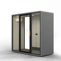 China Integrated Phone Office Sound Booth Encapsulation for Hybrid Workplace 1000x2360x2200mm for sale