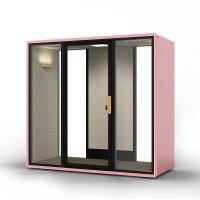 China Interior Vocal Isolation Booth Sound Proof Acoustic Cabin 1000x2360x2200mm for Business Meeting for sale