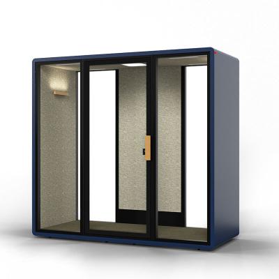 China Acoustic Relaxation Pod Sound Proof Office Recovery Phone Booth 1000x2360x2200mm for sale