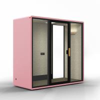 China Interior Vocal Isolation Booth Sound Proof Acoustic Cabin 1000x2360x2200mm for Business Meeting for sale