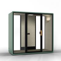 China Modular Workspace Cabin 1000x2360x2200mm with Power Socket USB Type-C for sale