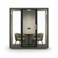 China Workplace Communication Soundproof Phone Booth Office Acoustic Panel ODM for sale