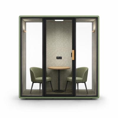 China Workplace Communication Soundproof Phone Booth Office Acoustic Panel ODM for sale