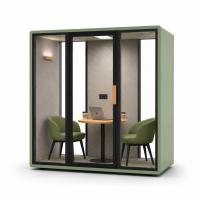 China 110V Modular Vocal Isolation Booth Sound Proof Meeting Pods Assembly for sale