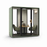China Office Privacy Vocal Isolation Booth Cabin Sound Proof for Collaborative Work 1000mm for sale