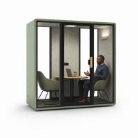 China Commercial Acoustic Soundproof Office Pod Booth 1000x2360x2200mm for Hybrid Workspaces for sale