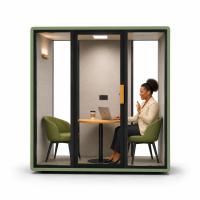 China Workplace Communication Soundproof Phone Booth Office Acoustic Panel ODM for sale