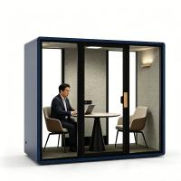 China Encapsulated Office Acoustic Vocal Isolation Booth Pod 220V USB Charging 1000x2360x2200mm for sale