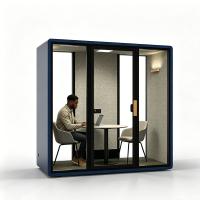 China Quiet Retreat Privacy Vocal Isolation Booth Portable for Workplace Wellbeing 1000mm Wide for sale