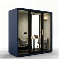 China Quiet Retreat Privacy Vocal Isolation Booth Portable for Workplace Wellbeing 1000mm Wide for sale