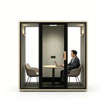 China Modern Acoustic Vocal Isolation Booth for Office Meeting W1000xD2360xH2200mm for sale