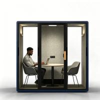 China Acoustic Relaxation Pod Sound Proof Office Recovery Phone Booth 1000x2360x2200mm for sale